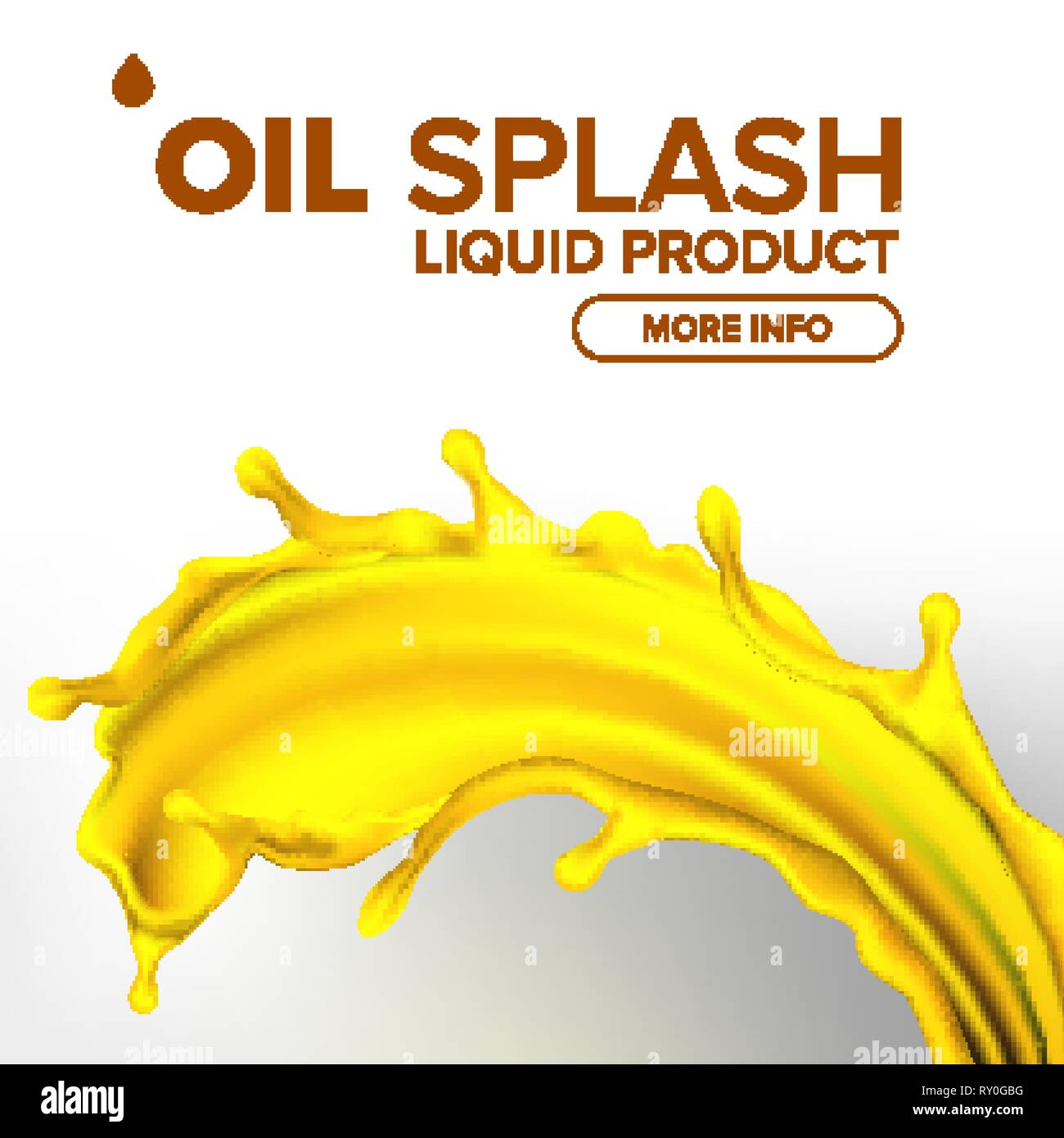 Oil Splash Vector