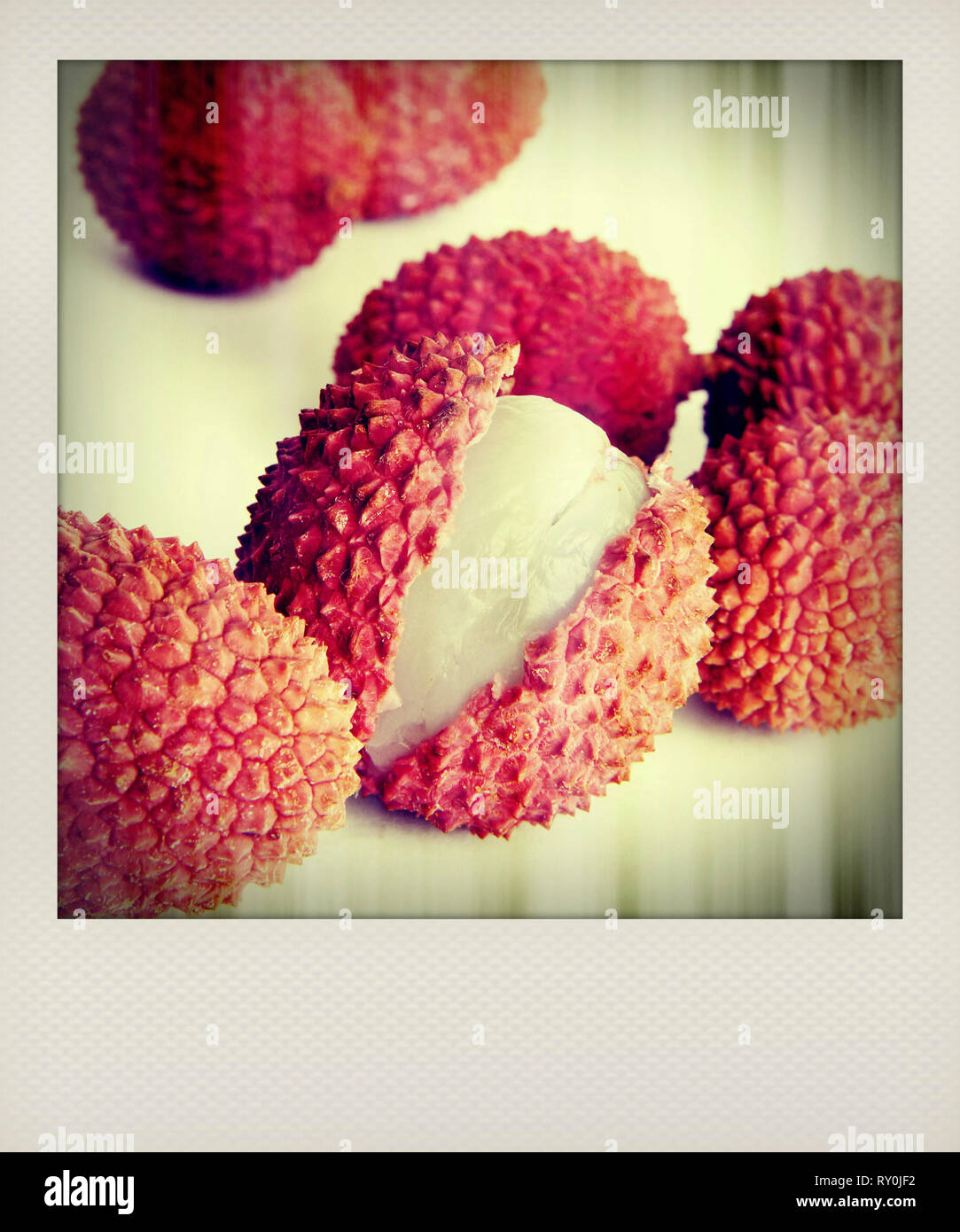 Litchi square hi-res stock photography and images - Alamy