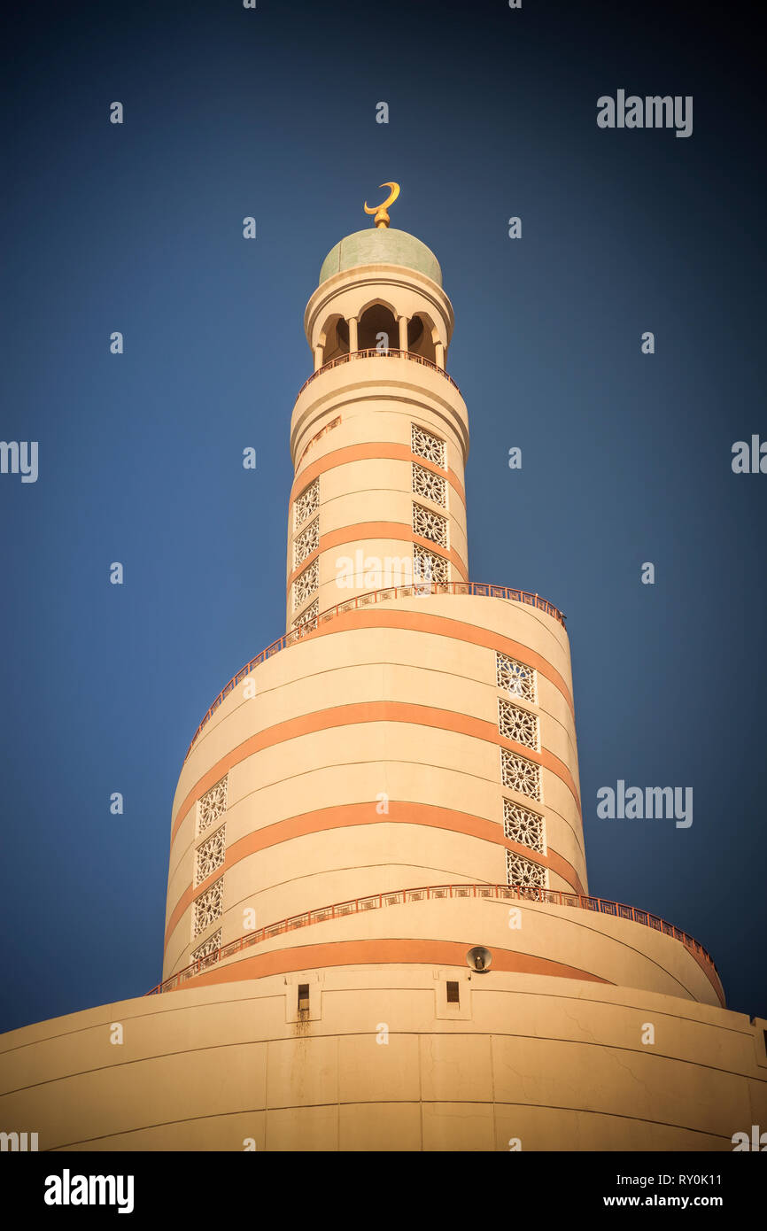 The Fanar Mosque in Doha. Doha, Ad-Dawhah, Qatar Stock Photo - Alamy