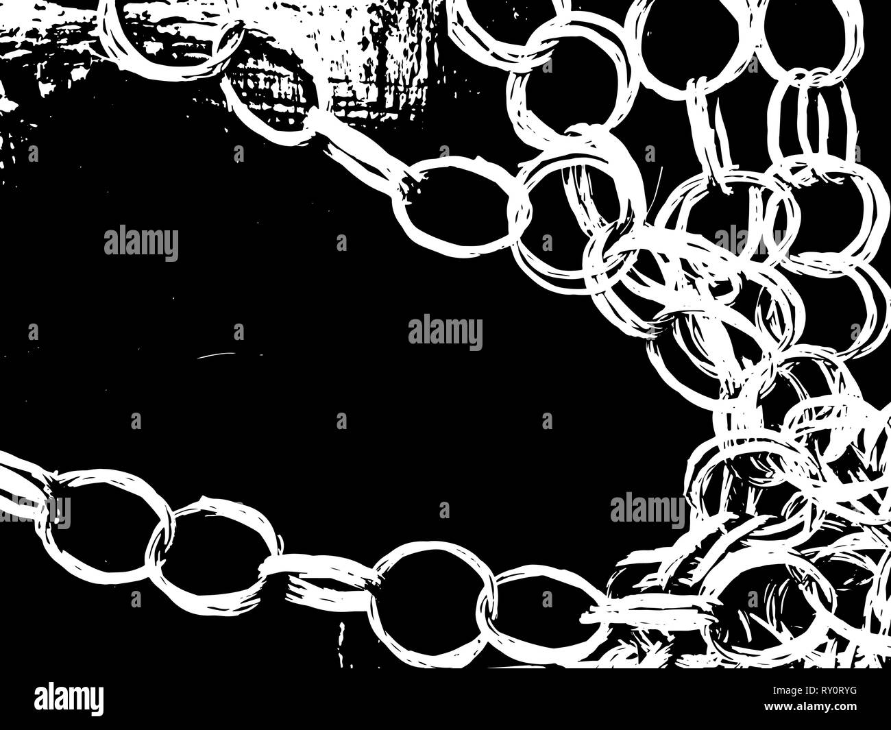 Chain grunge background. Vector illustration Stock Vector Image & Art ...