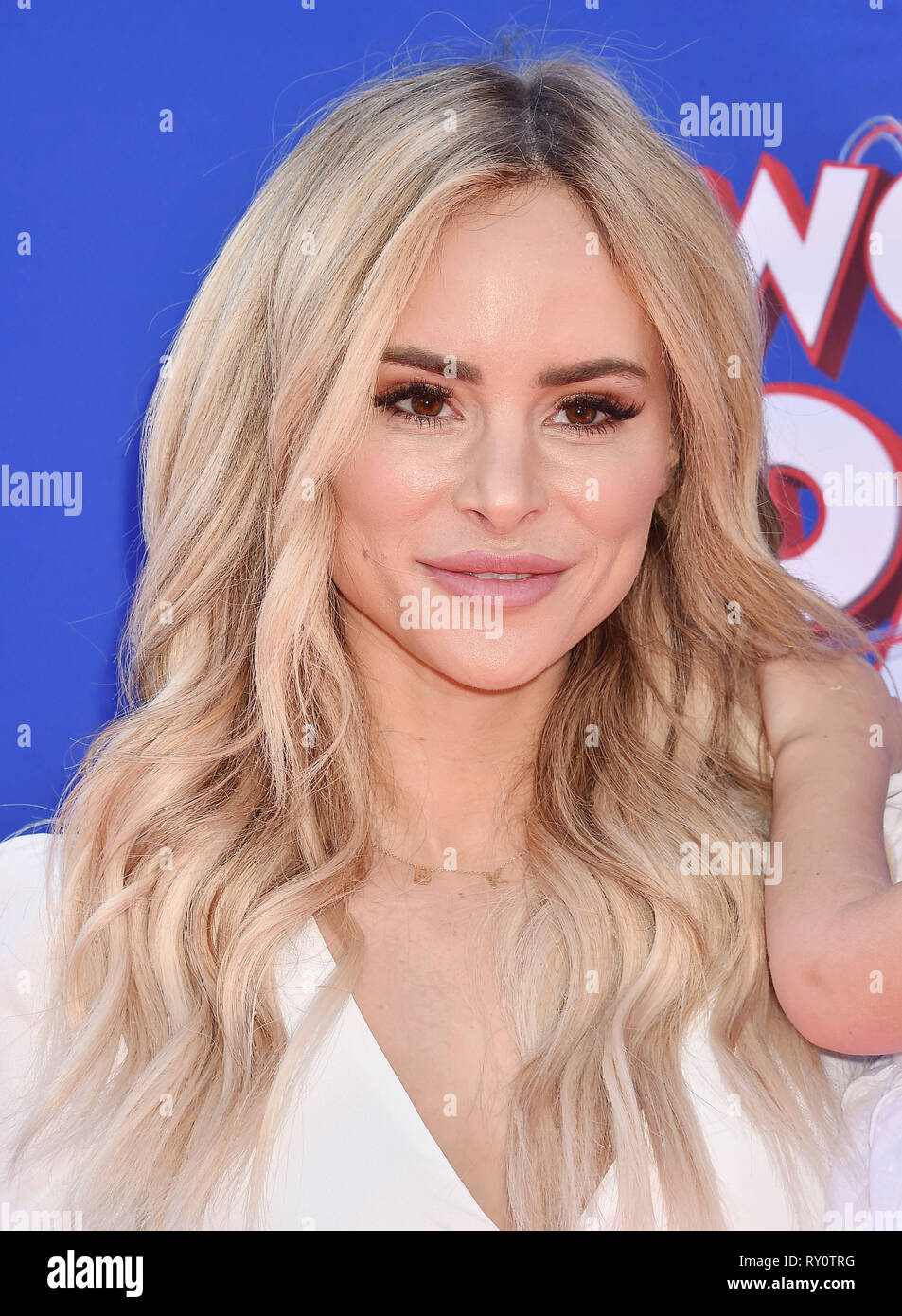 WESTWOOD, CA - MARCH 10: Amanda Stanton arrives for the Premiere Of ...