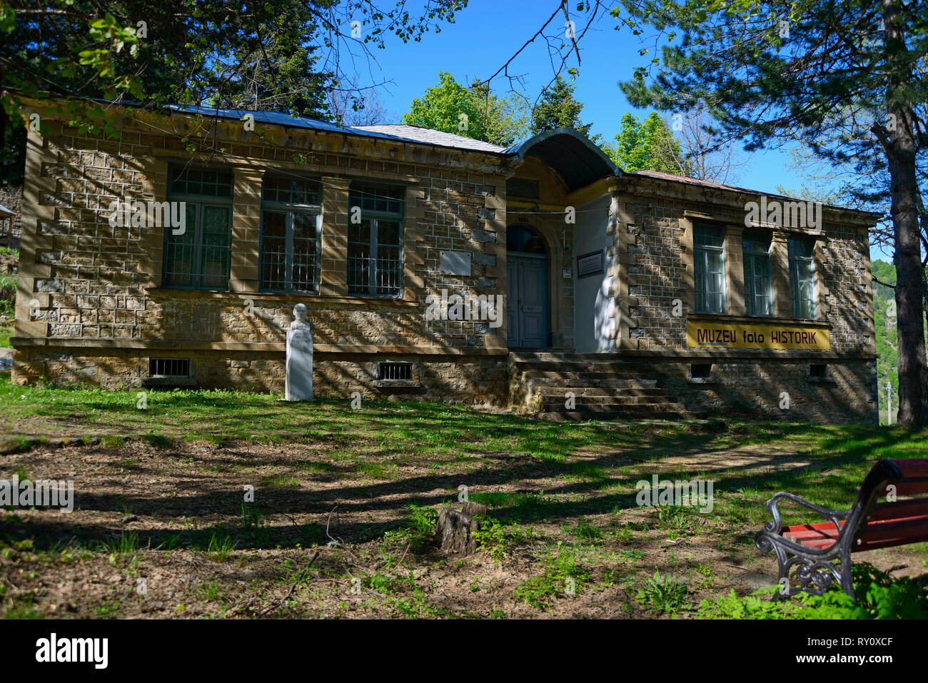 Historical photo museum, Dardha, ski area, Gramoz mountains, County ...