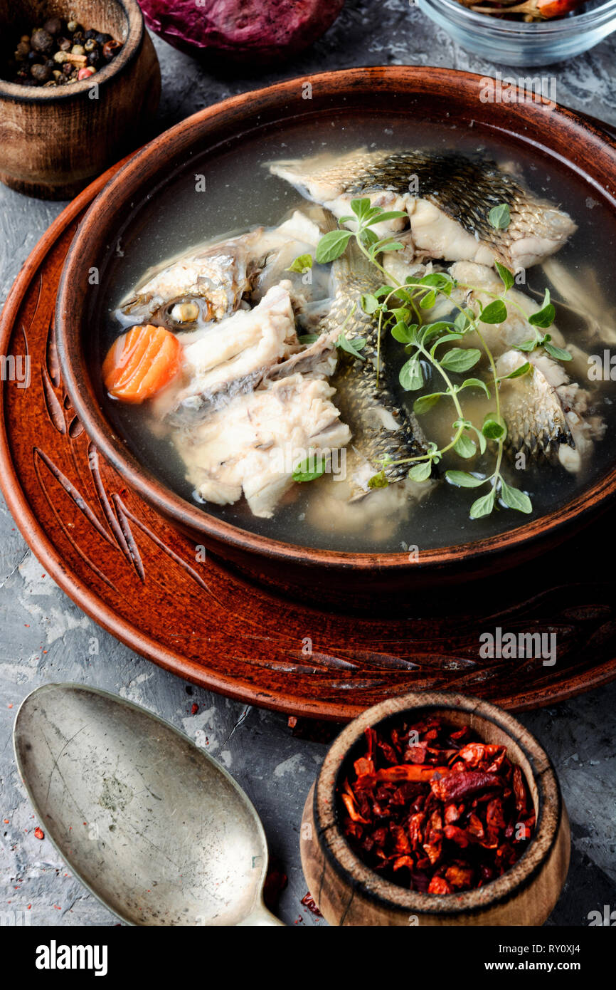 Fish soup ingredients spices hi-res stock photography and images - Alamy