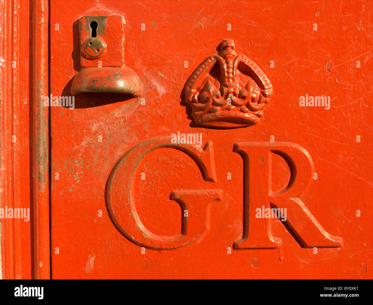 King george v post box hi-res stock photography and images - Alamy