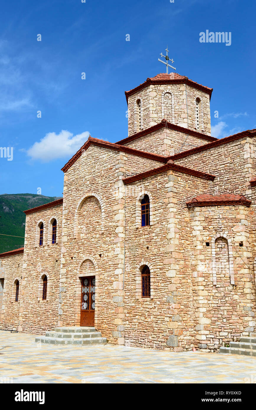 Orthodox church St. Archangel Michael, Pustec, Great Prespa Lake ...