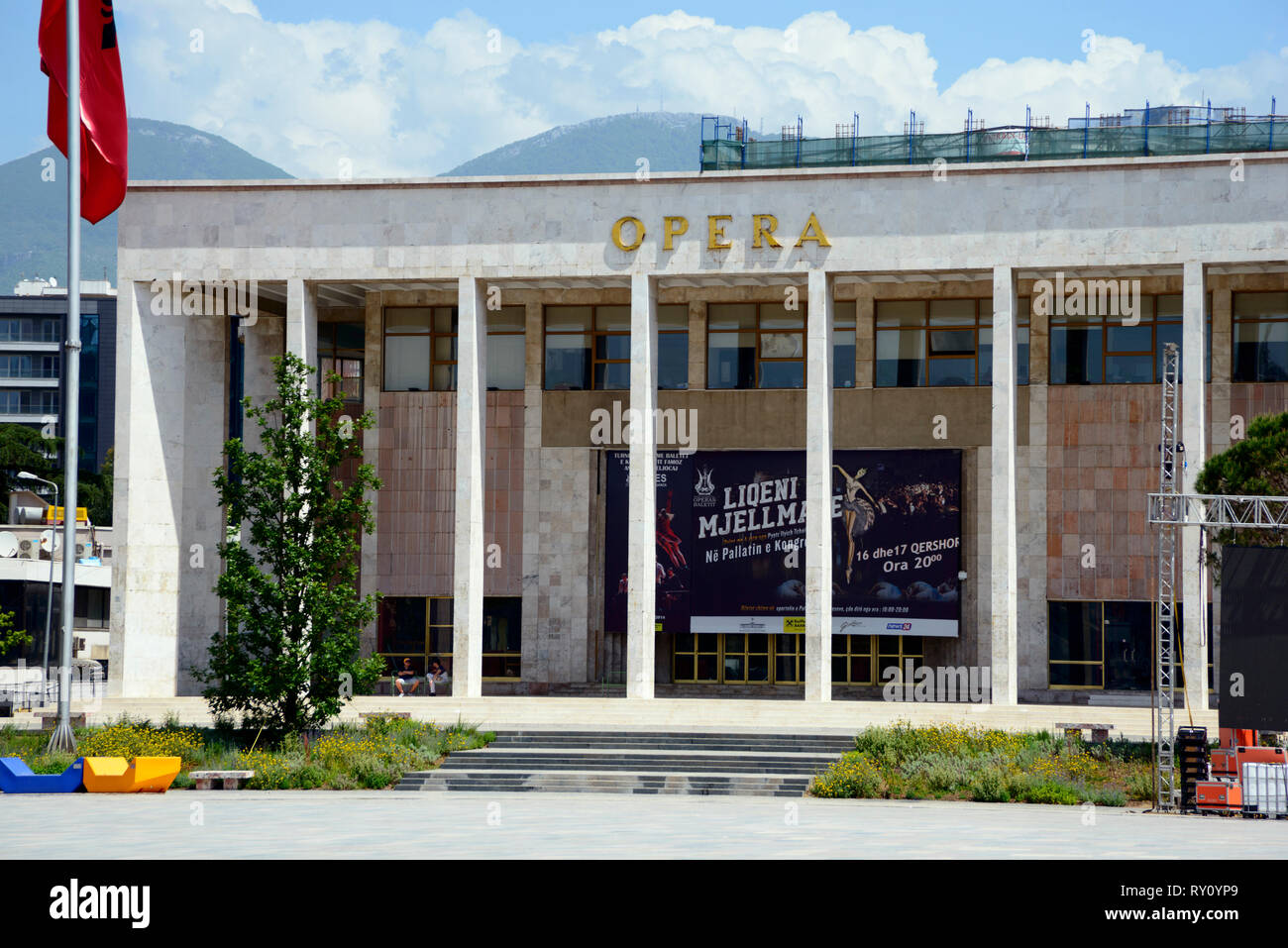 Tirana opera house hi-res stock photography and images - Alamy