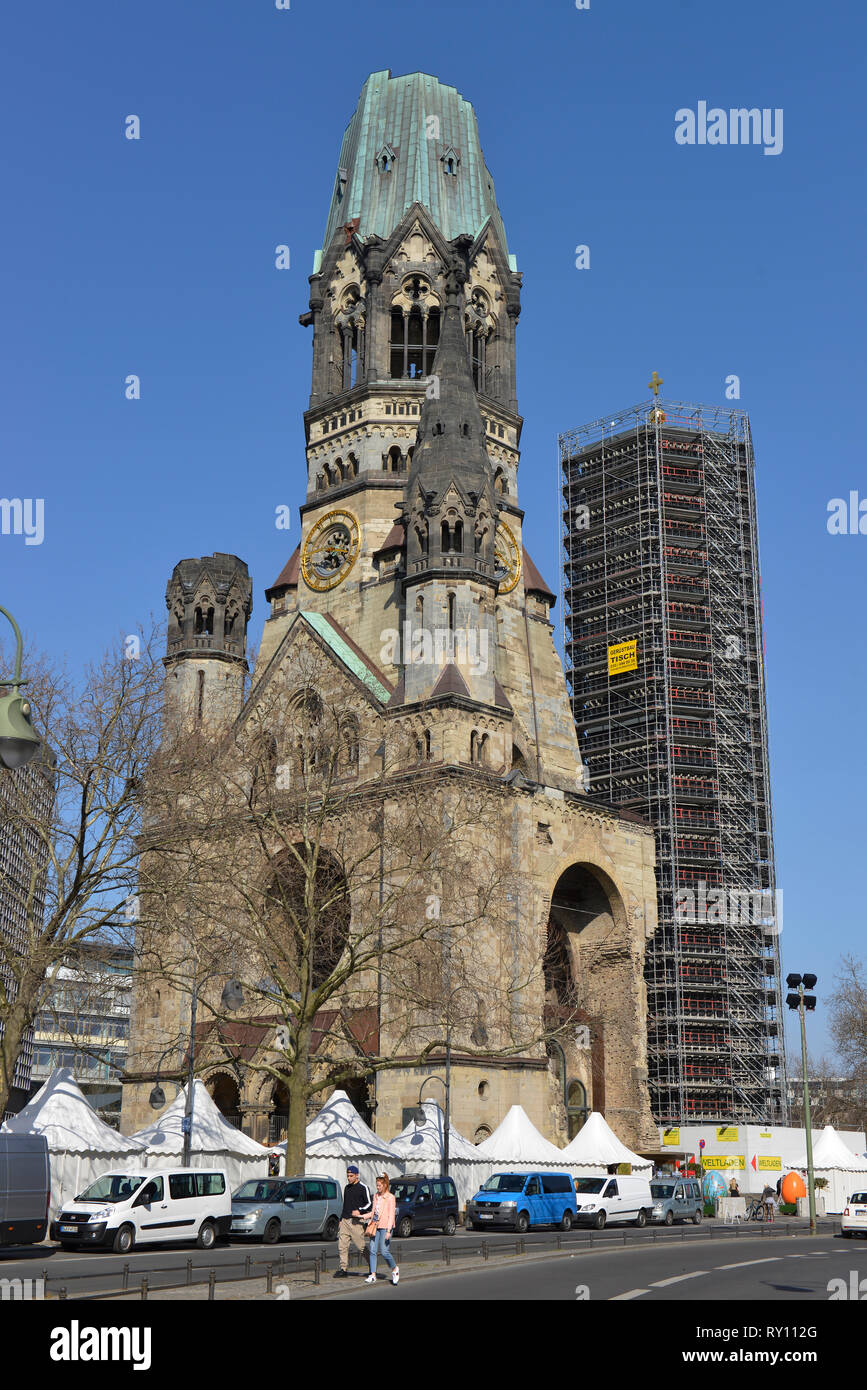 Gedaechtniskirche, Breitscheidplatz, Charlottenburg, Berlin ...