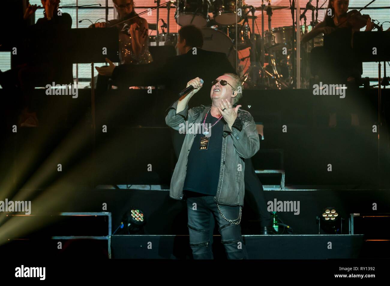 10.03.2019, the Canadian rock singer and frontman of Loverboy Mike Reno ...