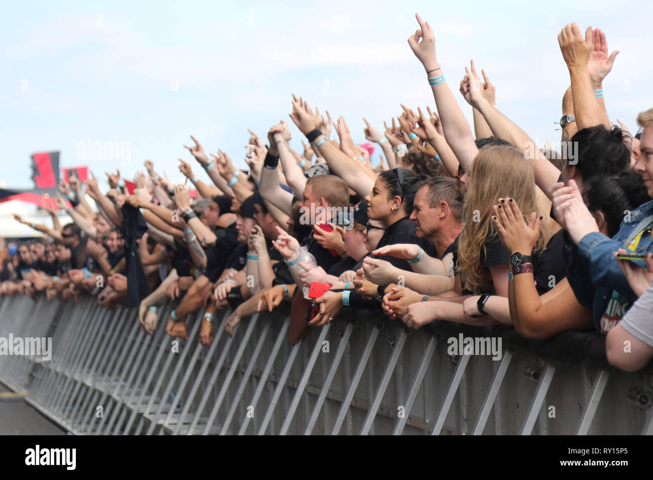 Melbourne, Victoria, Australia. 11th Mar 2019. .A Massive Crowd ...