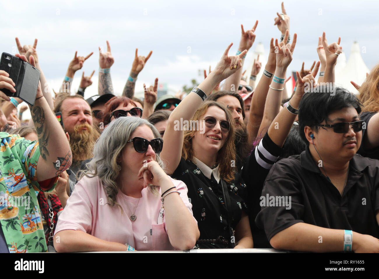 Melbourne, Victoria, Australia. 11th Mar 2019. .A Massive Crowd ...