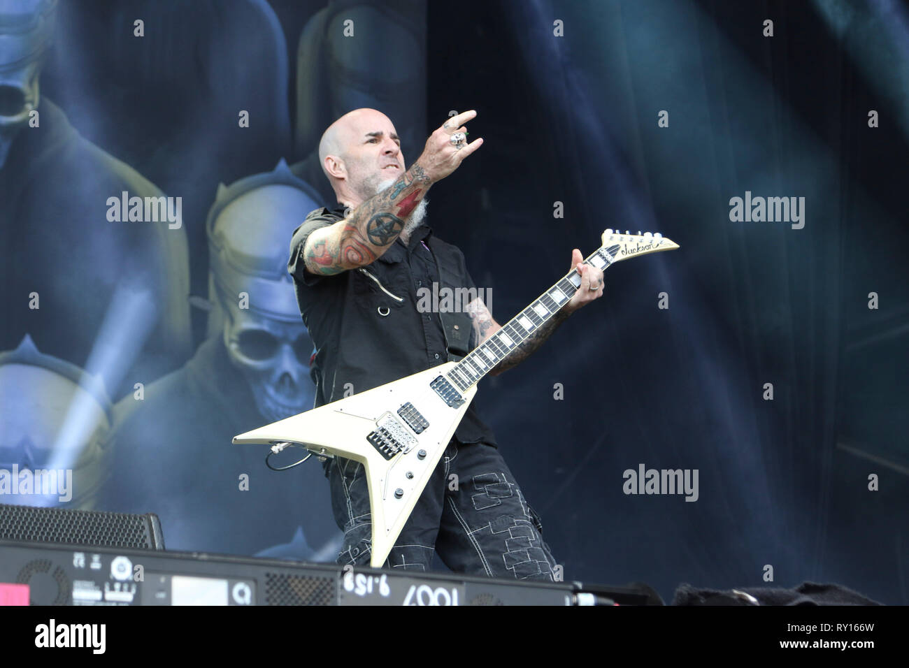 Melbourne, Victoria, Australia. 11th Mar 2019.Guitarist Scott Ian for ...