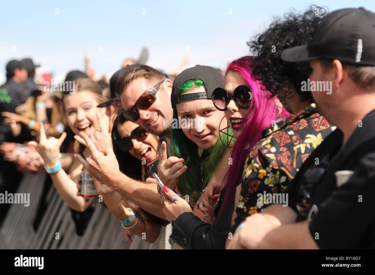 Melbourne, Victoria, Australia. 11th Mar 2019. .A Massive Crowd ...
