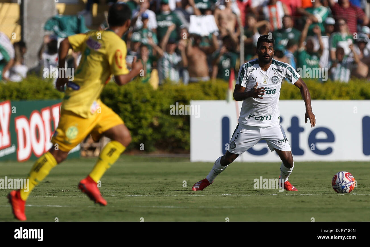 Mirassol, Brazil. 09th Mar, 2019. Thiago Santos, from SE Palmeiras ...