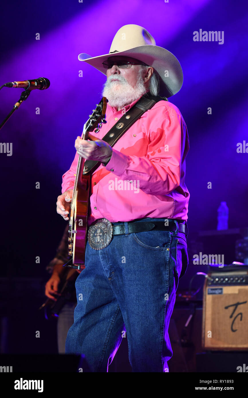 Pompano Beach FL, USA. 10th Mar, 2019. Charlie Daniels of The Charlie ...