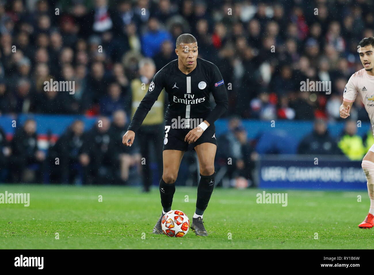 Paris, France. 6th Mar, 2019. Kylian Mbappe (PSG) Football/Soccer ...