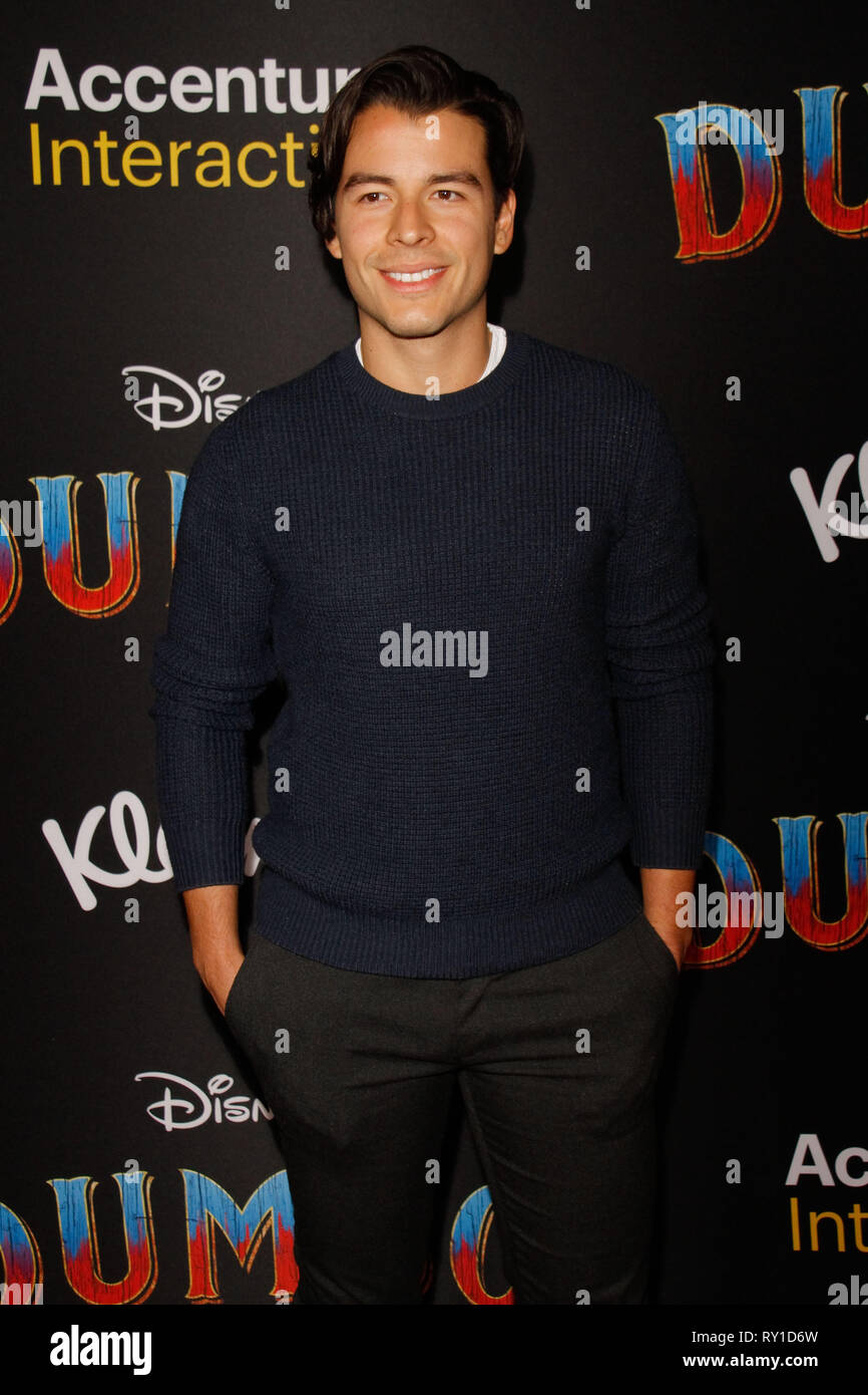 Hollywood, California, USA. 11th Mar, 2019. Manolo Gonzalez at Disney's ...