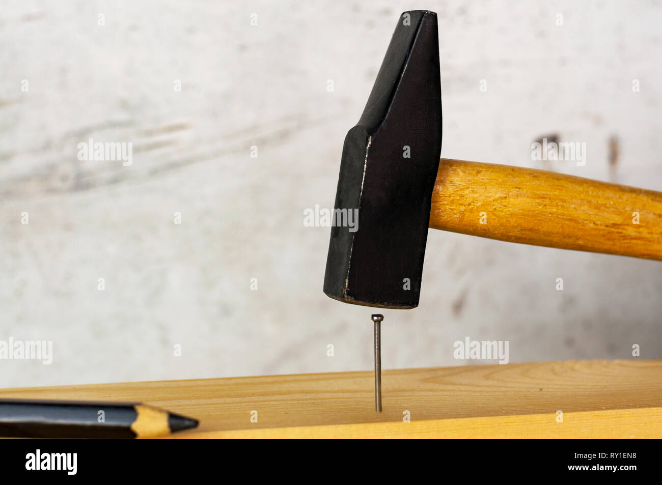 Wire hammering hi-res stock photography and images - Alamy