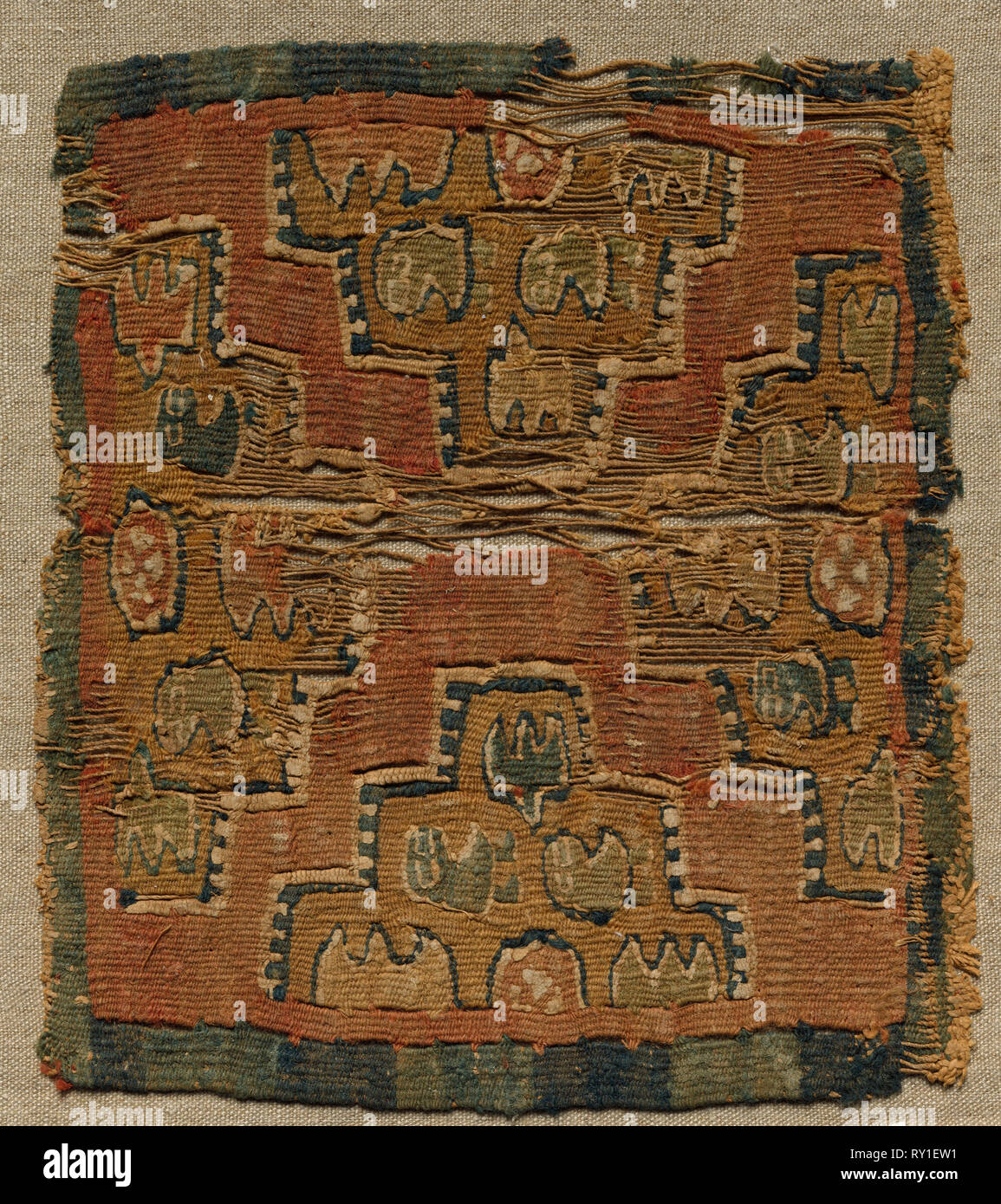 Square, Probably a Segmentum from a Tunic, 800s. Egypt, Abbasid or ...