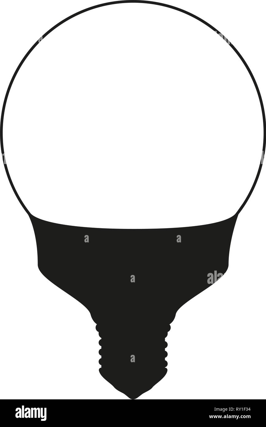 Round white lamp in Stock Vector Images - Alamy