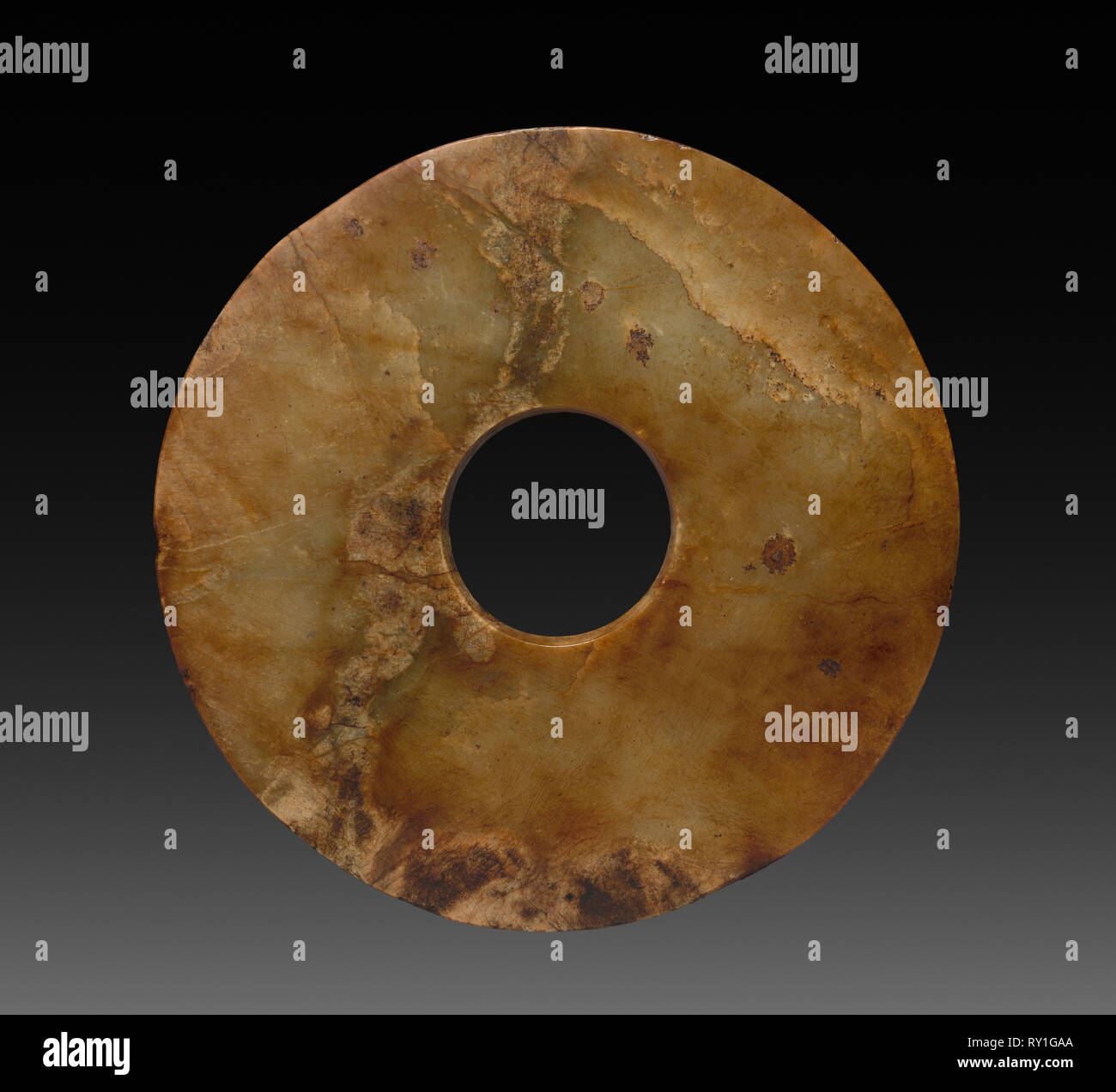 Perforated Disc (Pi), 3000-2000 BC. China, Neolithic period (3rd-2nd ...