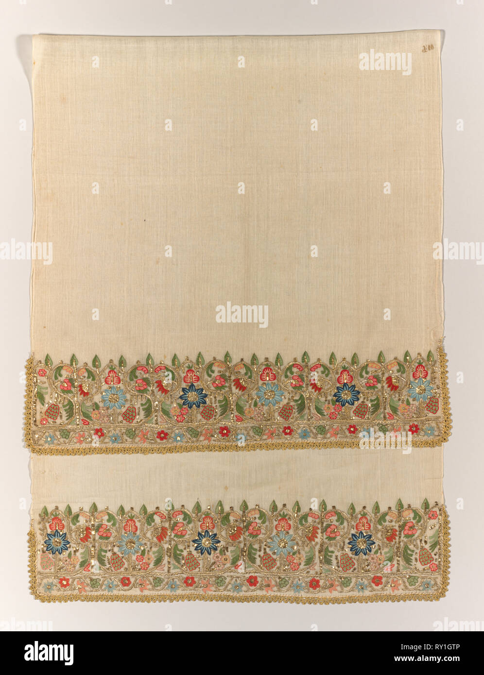 Silk and metal strips embroidered hi-res stock photography and images ...