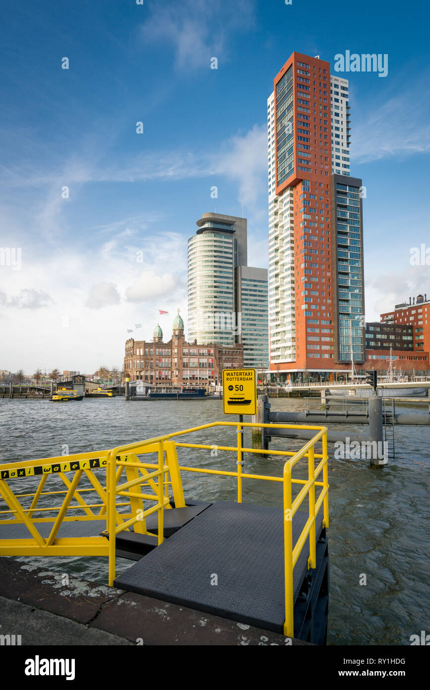 Financial District Rotterdam Hotel High Resolution Stock Photography ...