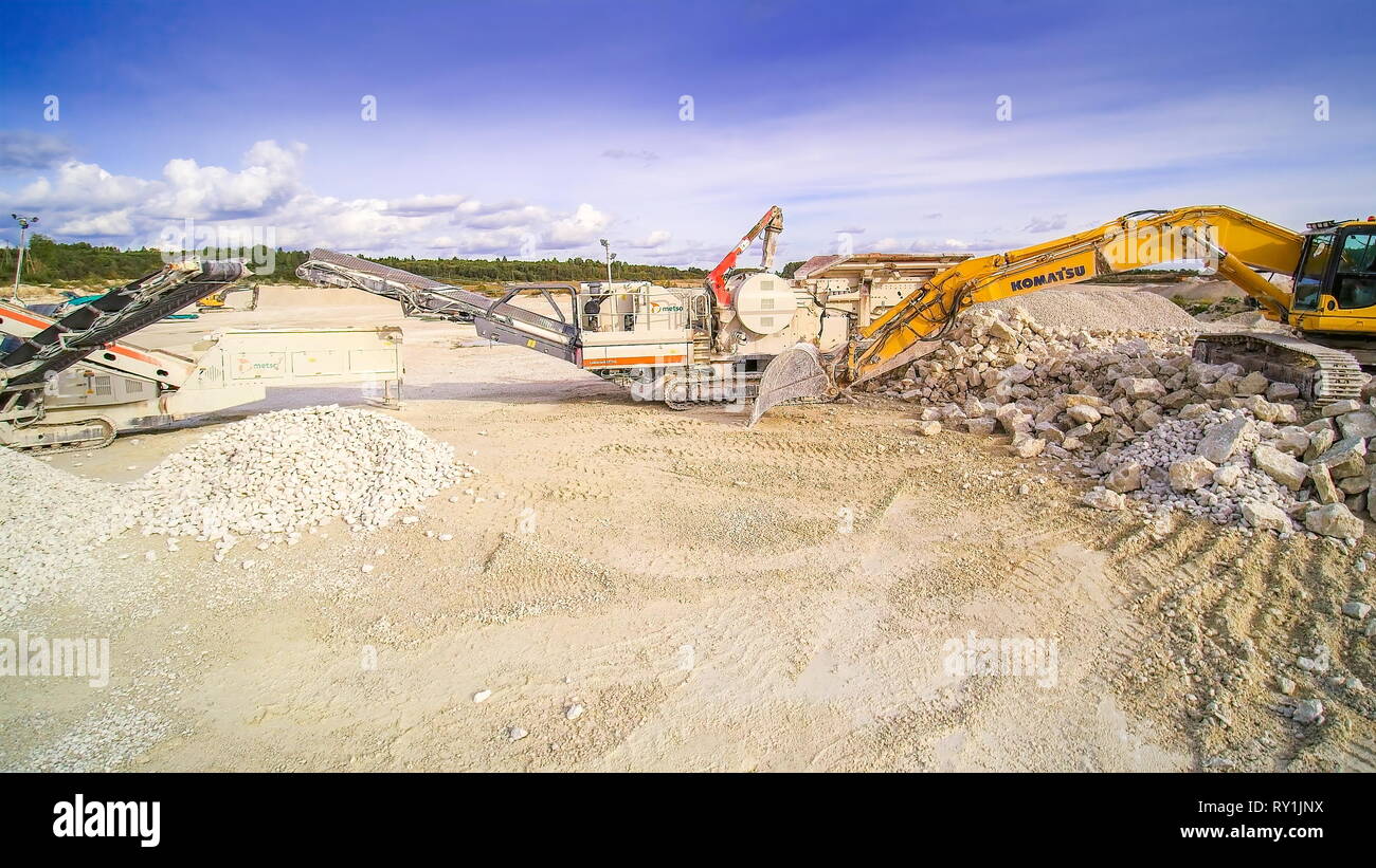 Limestone powder cement hi-res stock photography and images - Alamy