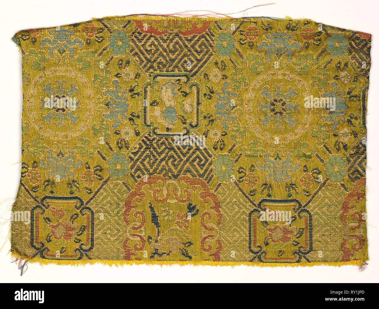 Textile Fragment, 1800s. Japan, 19th century. Silk; average: 19 x 12.7 ...
