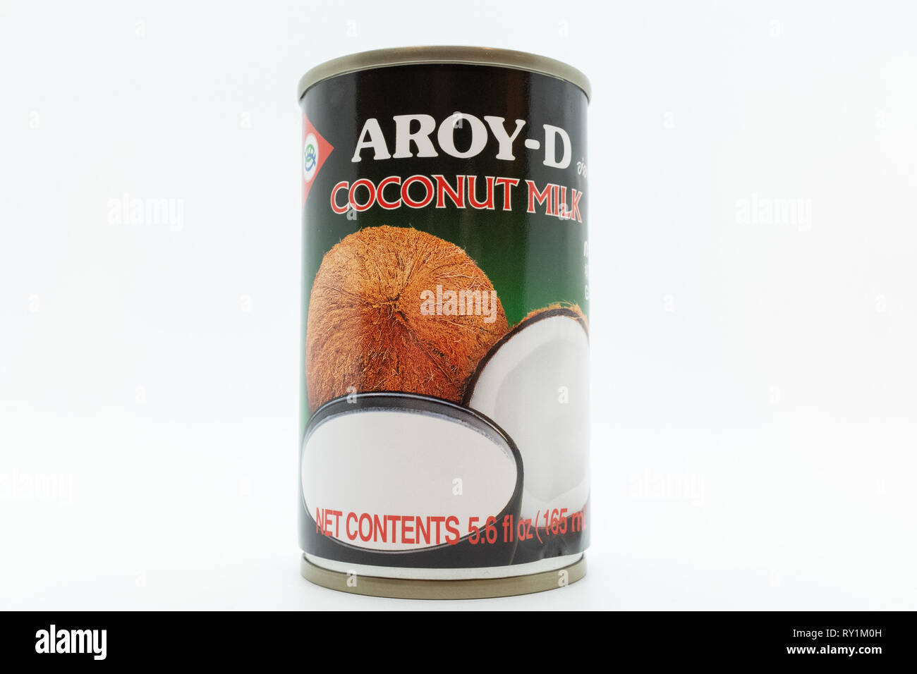 Can of Thai coconut milk Stock Photo - Alamy