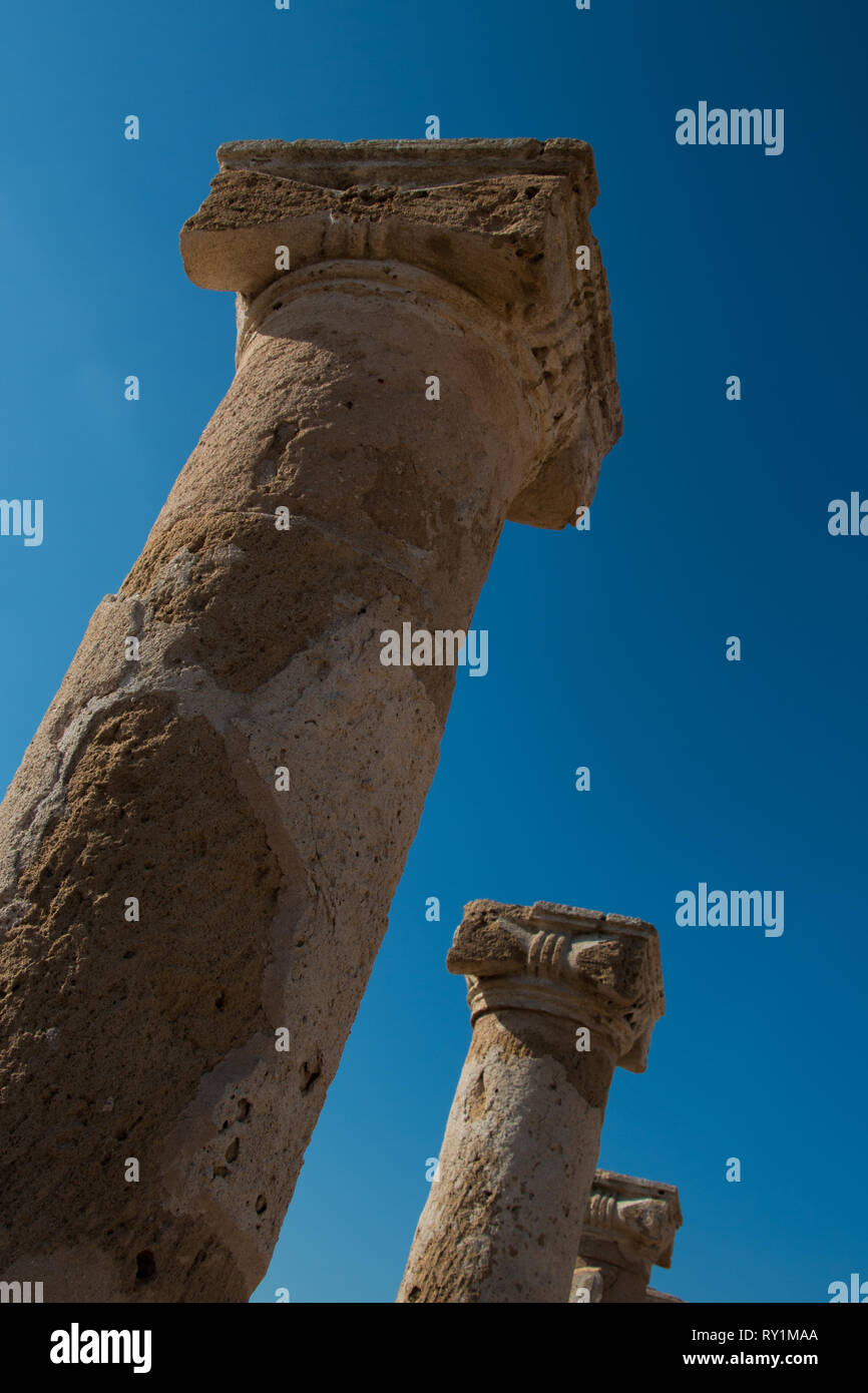Still Standing Roman Pillars Stock Photo - Alamy