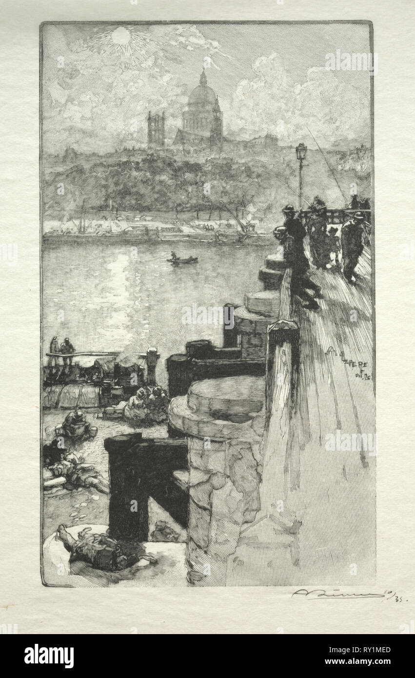 Montagne Ste. Genevieve. Auguste Louis Lepère (French, 1849-1918). Wood ...