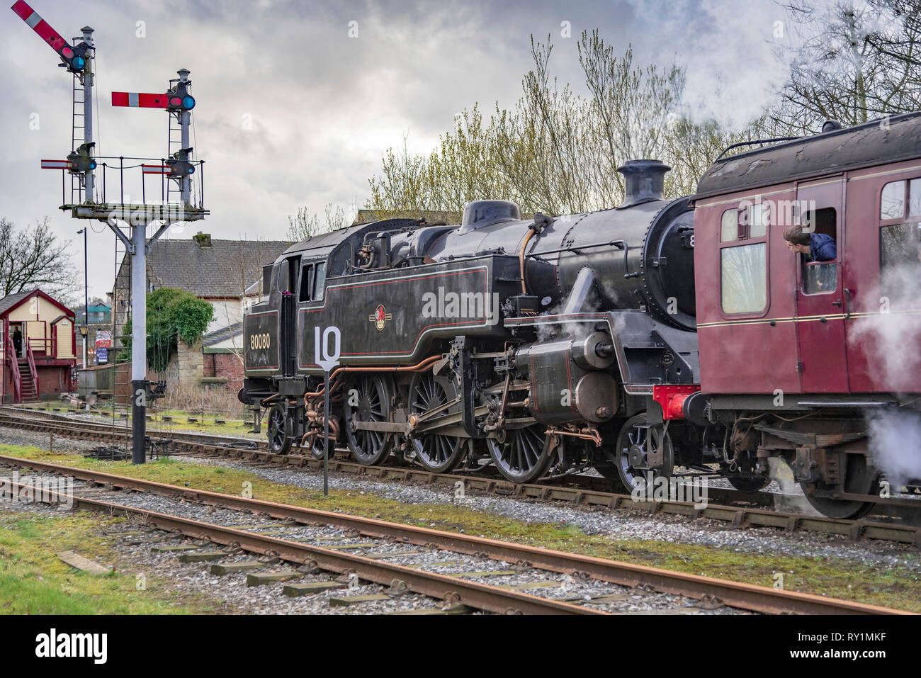 British railways standard class 4 tank hi-res stock photography and ...