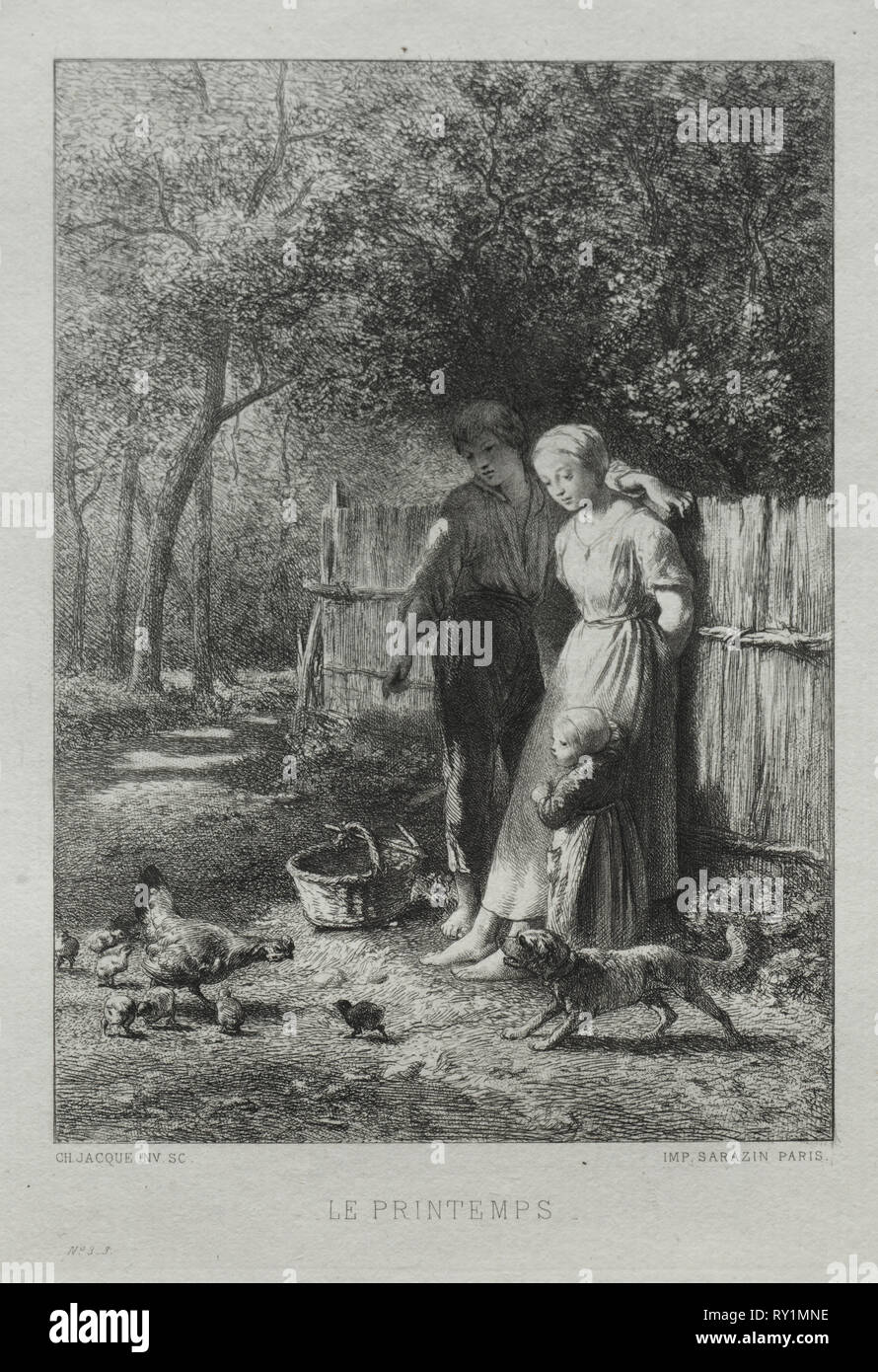 Emile jacque french hi-res stock photography and images - Alamy