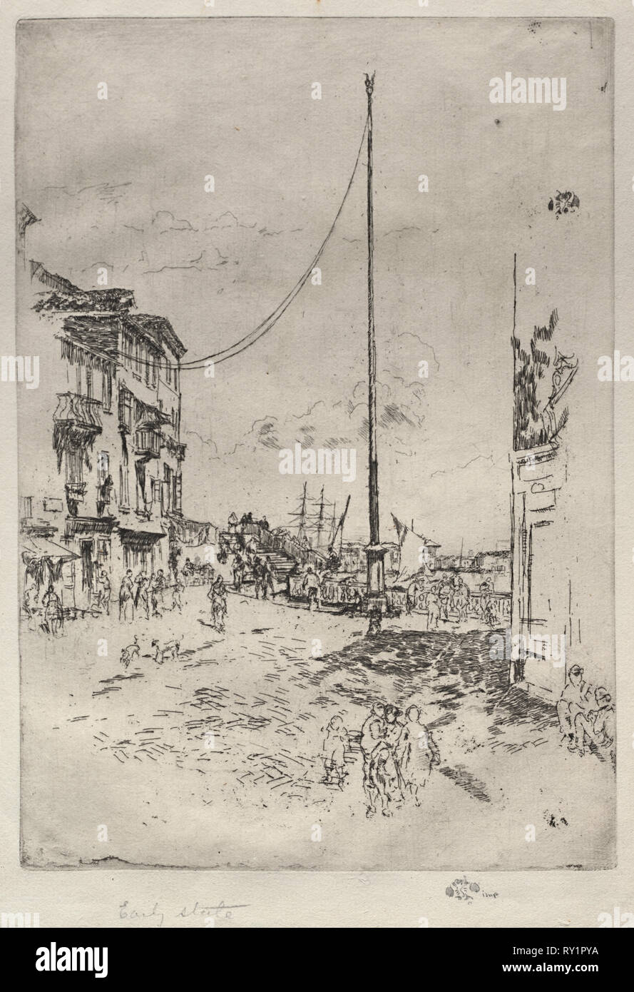 The Little Mast, 1880. James McNeill Whistler (American, 1834-1903 ...