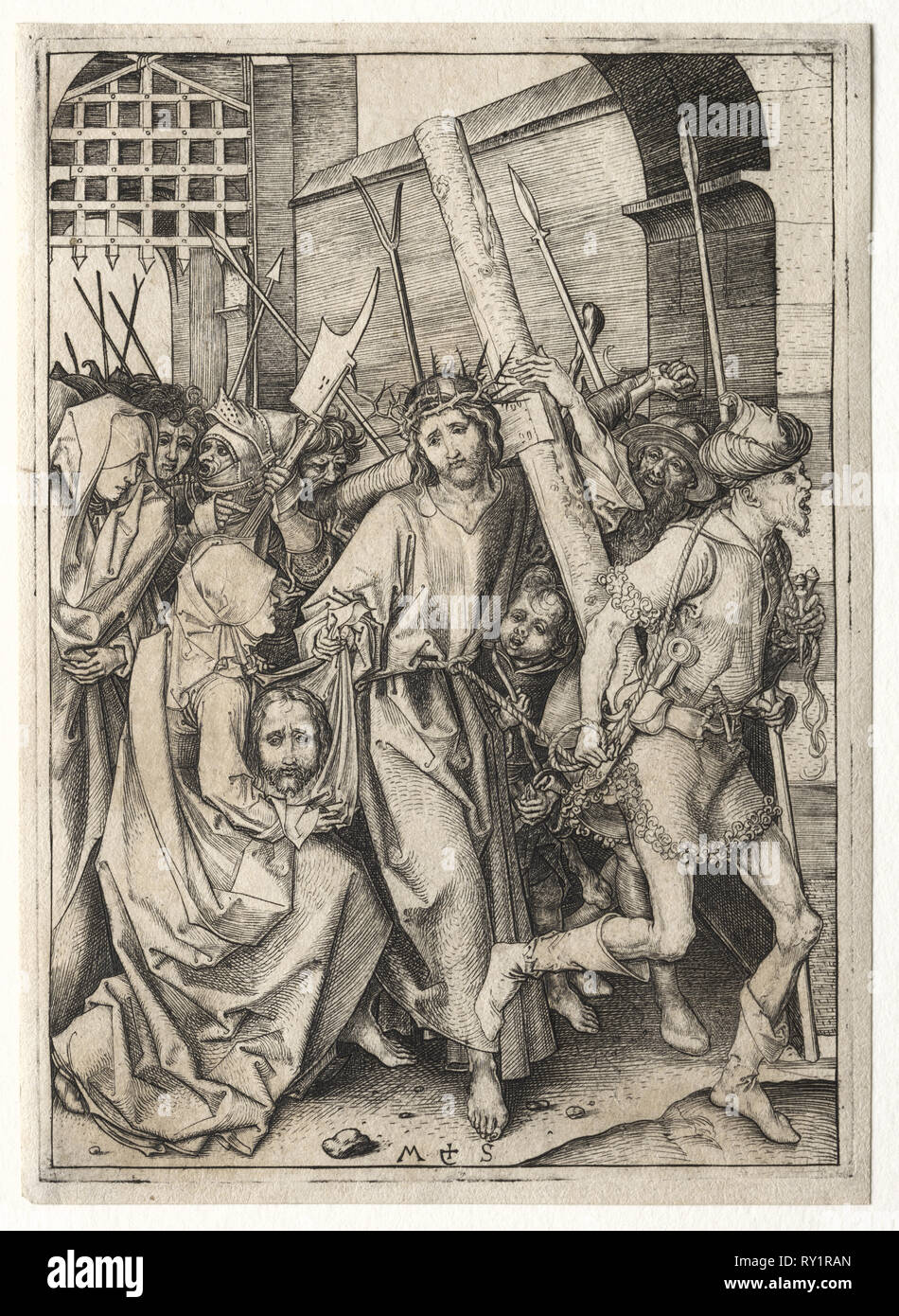 Christ Bearing the Cross. Martin Schongauer (German, c.1450-1491 ...