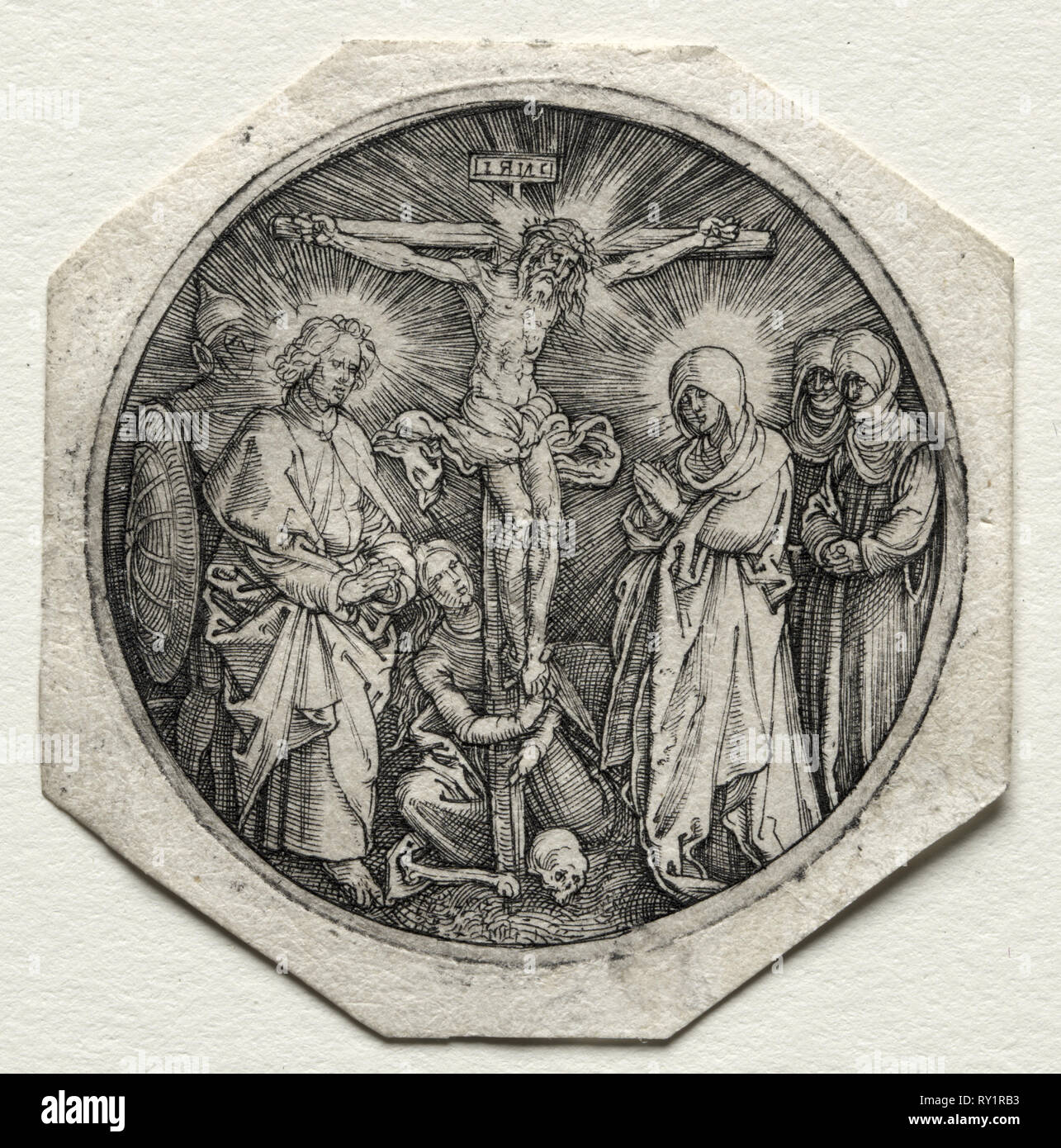 The Crucifixion, c. 1518. Albrecht Dürer (German, 1471-1528). Engraving ...