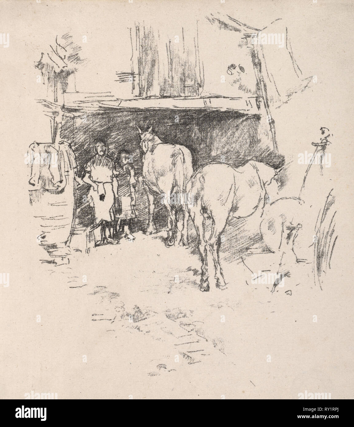 The Steps, Luxembourg Gardens. James McNeill Whistler (American, 1834 ...