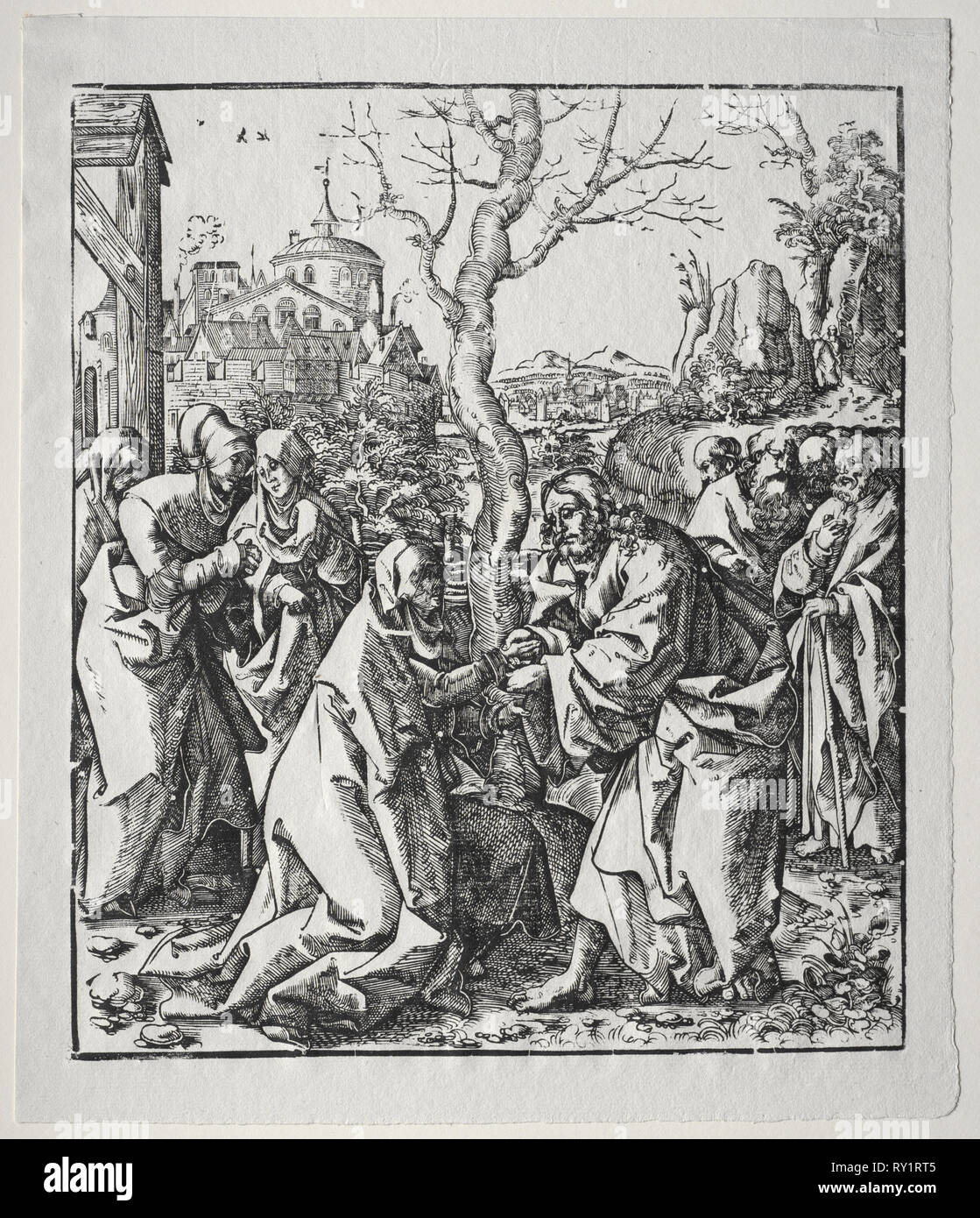 Christ Taking Leave of his Mother. Wolf Traut (German, c. 1486-1520 ...