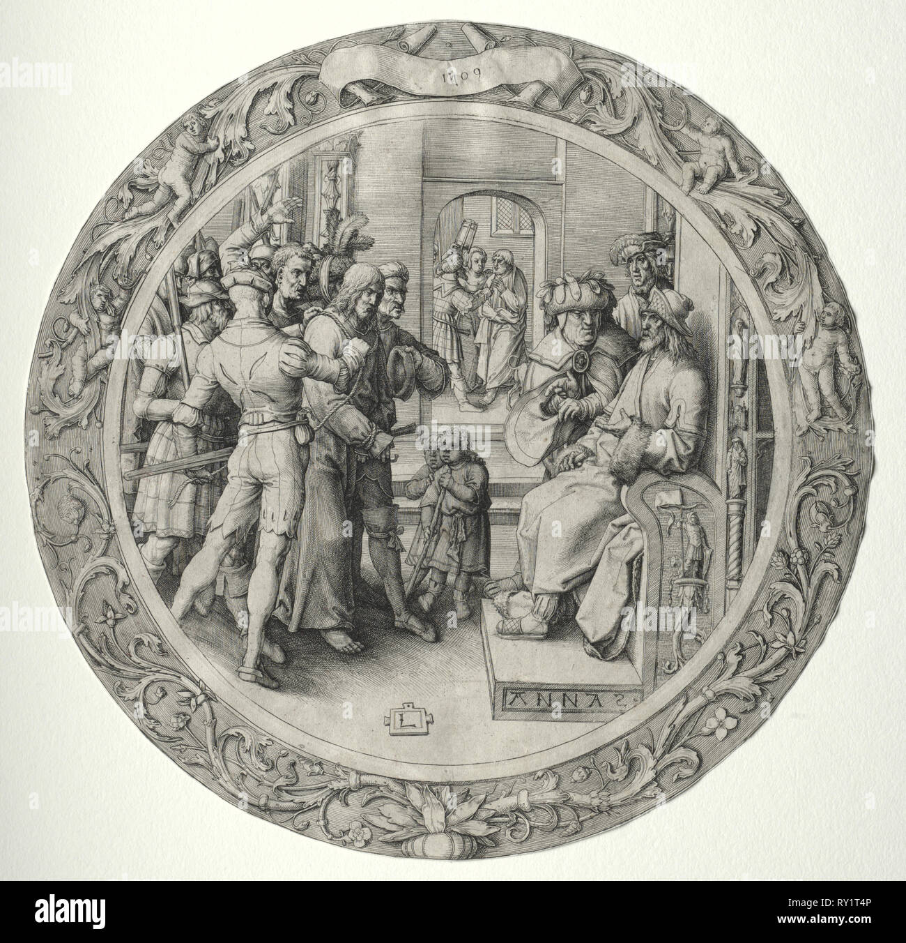 Christ before the high priest hi-res stock photography and images - Alamy