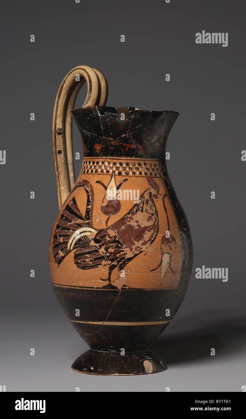 Corinthian Olpe (Pitcher), c. 575 BC. Greece, Corinth, 6th Century BC ...