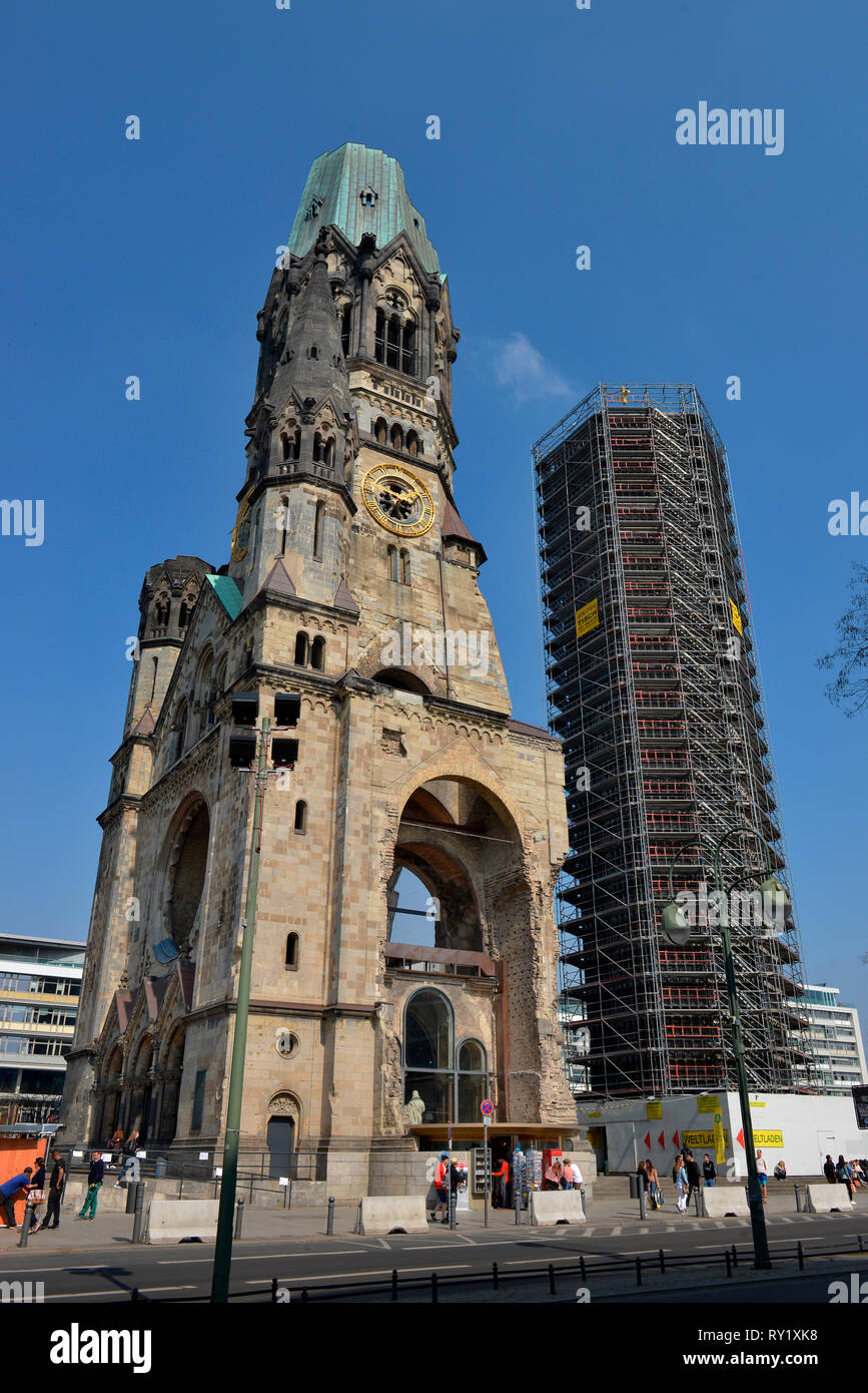 Gedaechtniskirche, Breitscheidplatz, Charlottenburg, Berlin ...