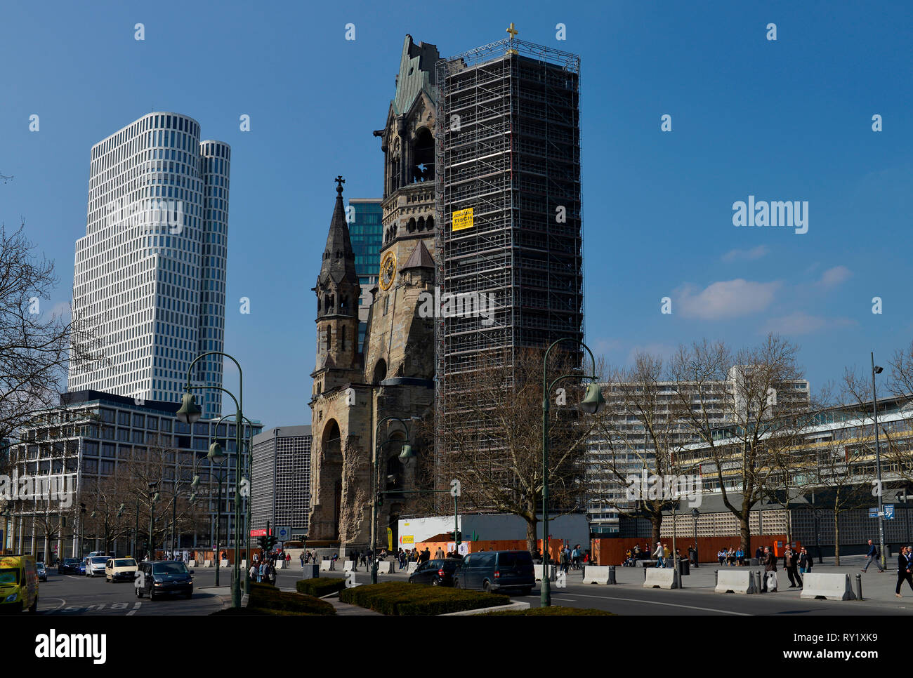 Gedaechtniskirche, Breitscheidplatz, Charlottenburg, Berlin ...