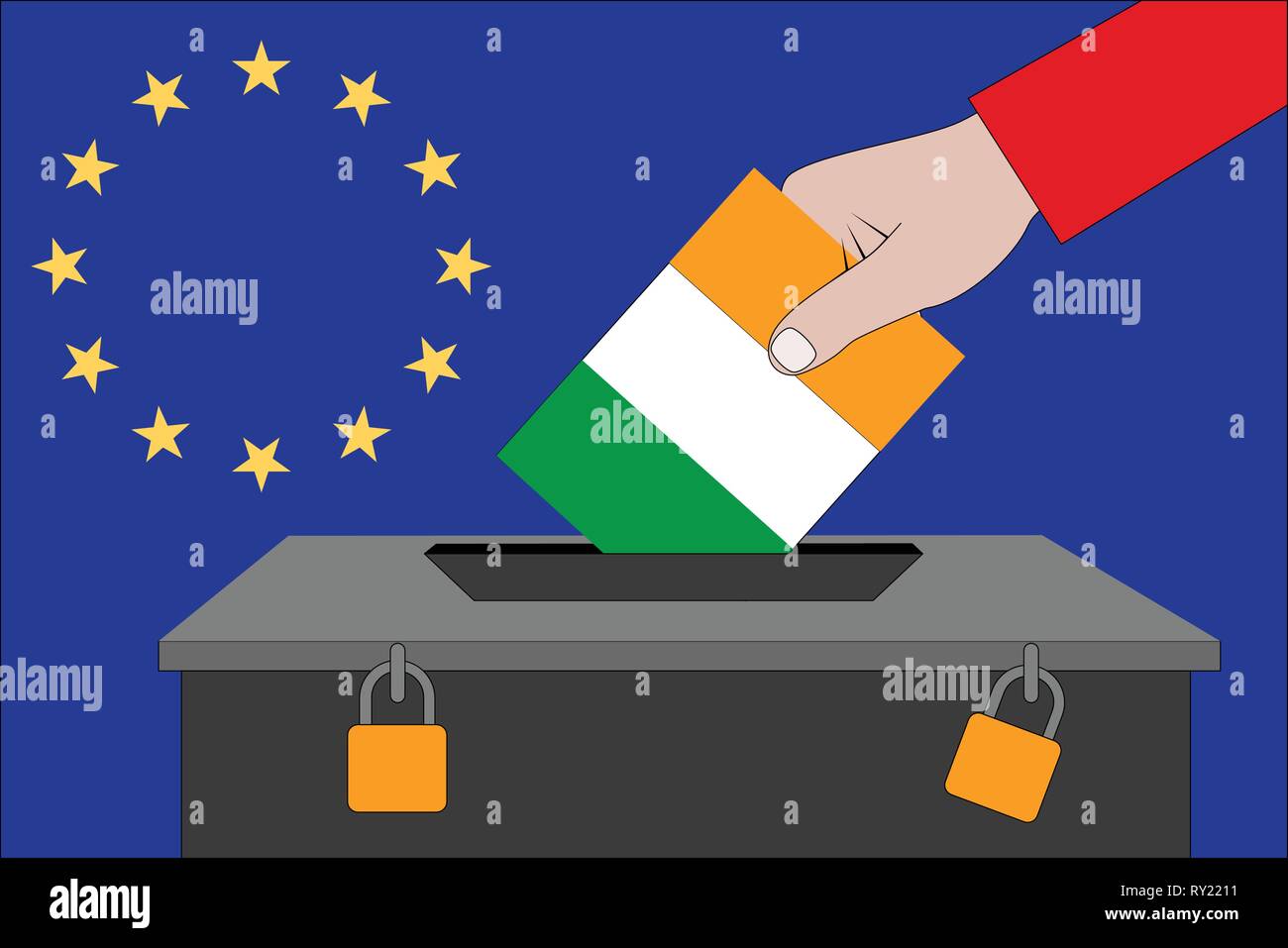Ballot paper ireland hi-res stock photography and images - Alamy