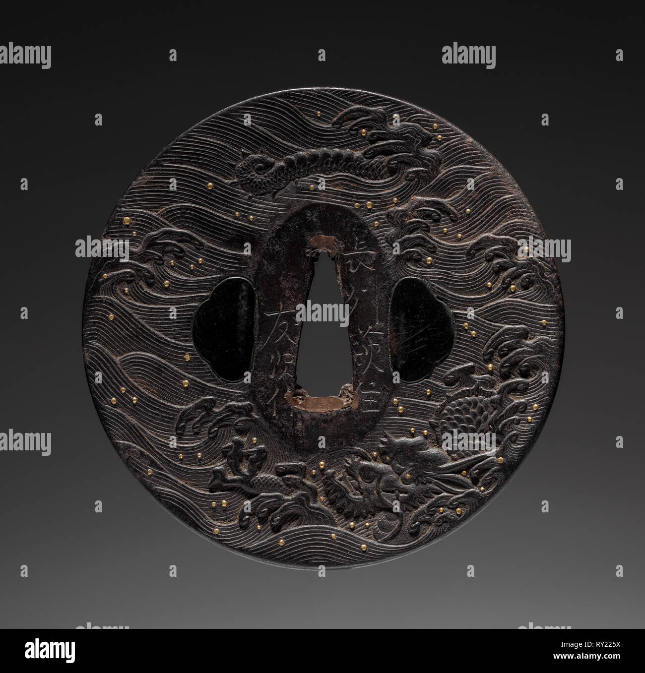 Sword Guard, late 17th century. Japan, Choshu School, Edo period (1615 ...