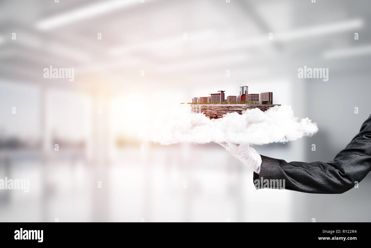 Concept of modern urban development Stock Photo - Alamy