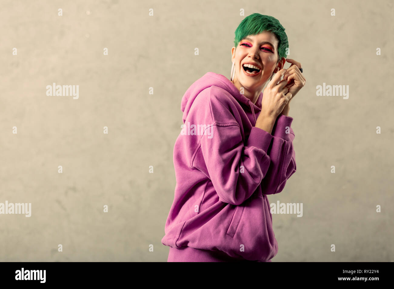 Positive dynamic hi-res stock photography and images - Alamy