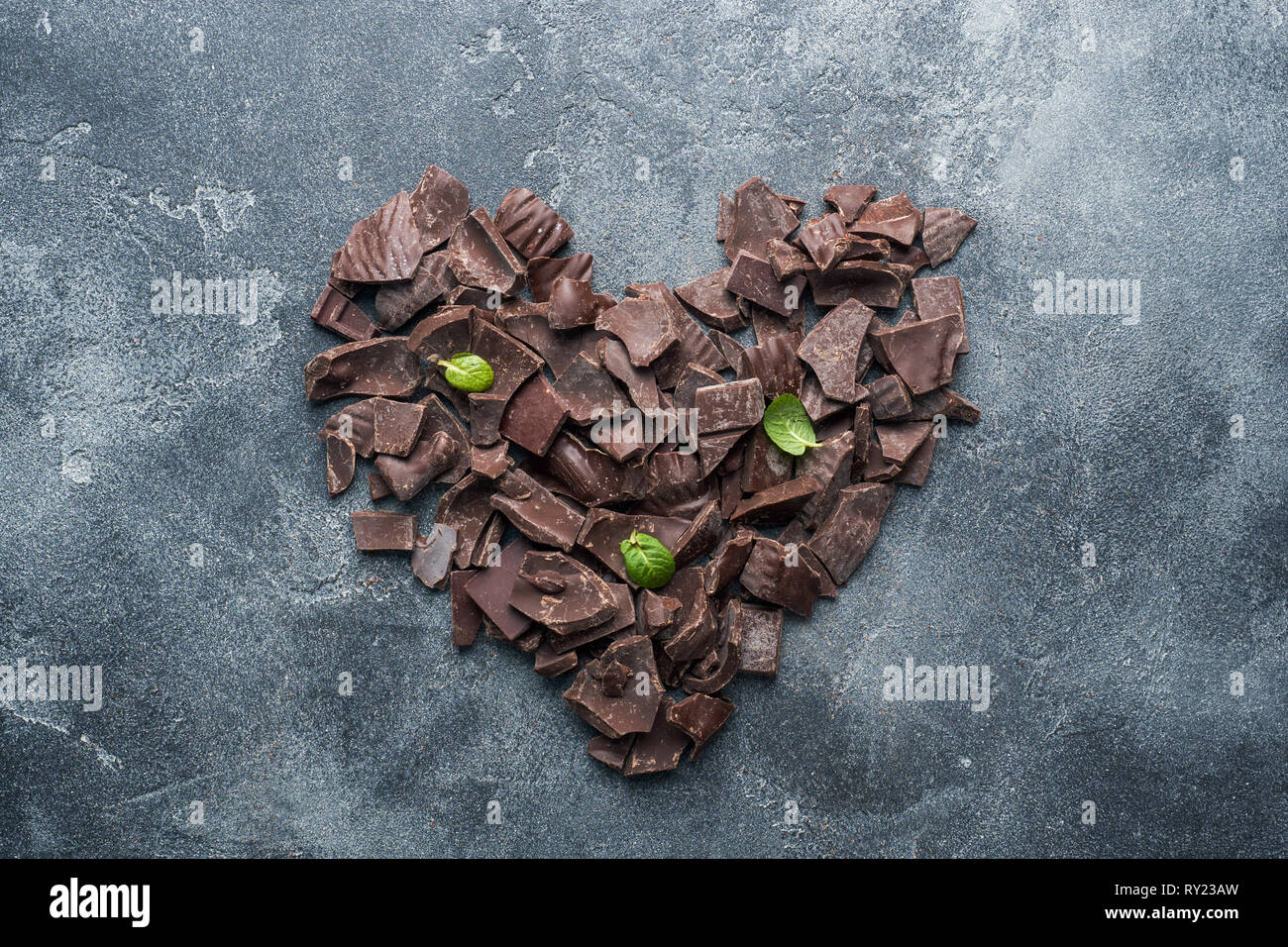 Dark Chocolate Heart Wallpaper