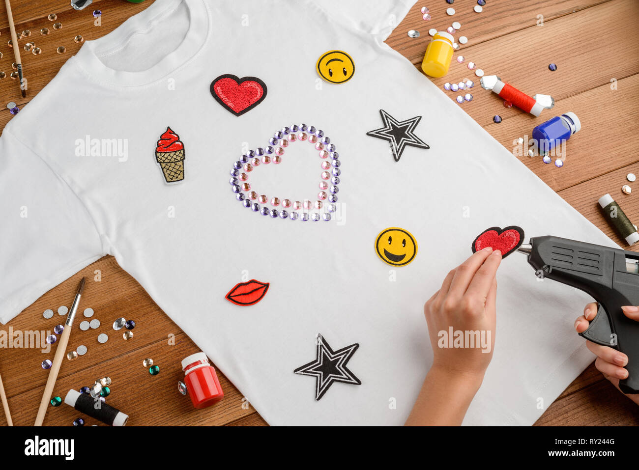 Custom patches hi-res stock photography and images - Alamy