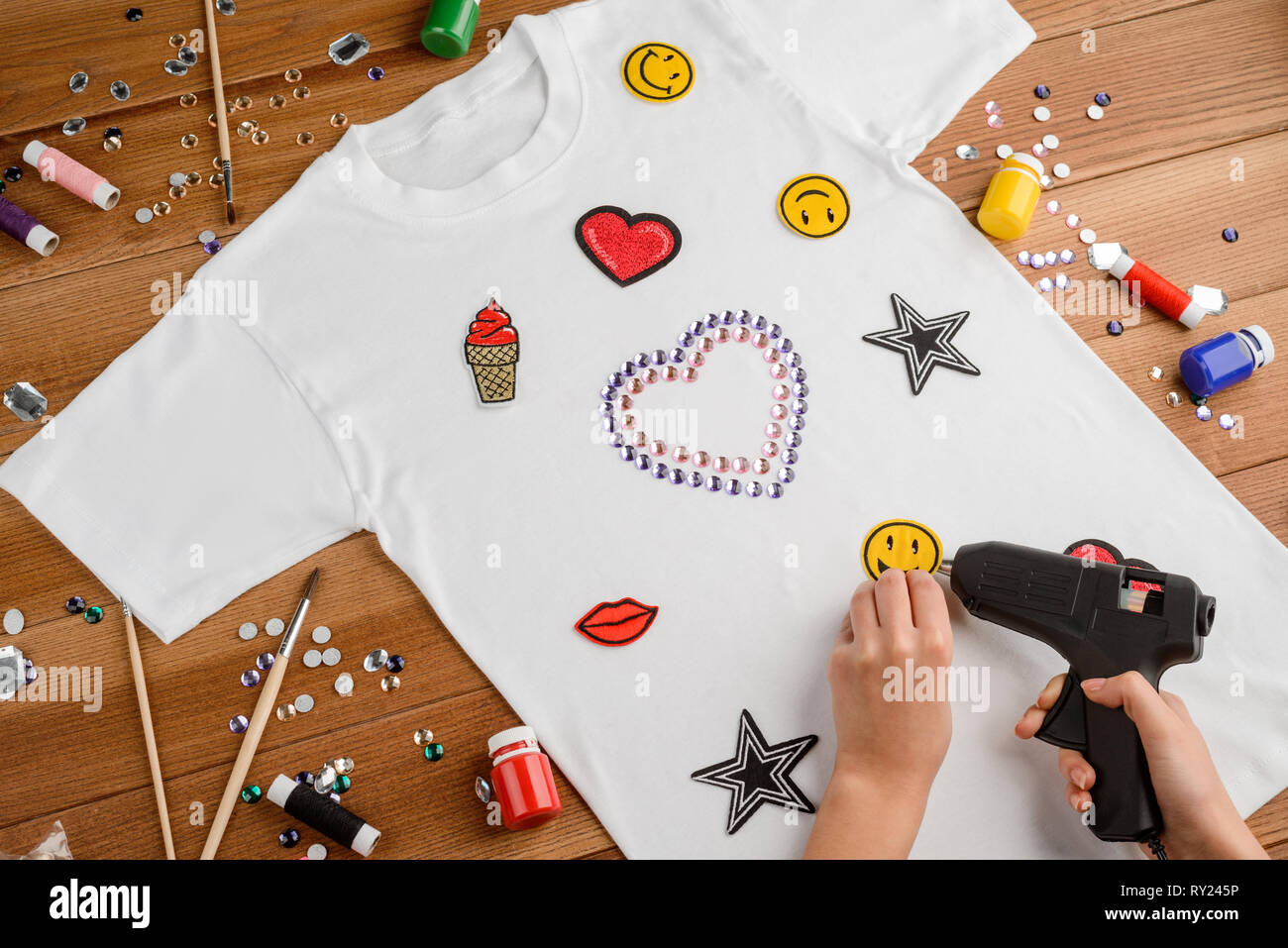 Custom patches hi-res stock photography and images - Alamy