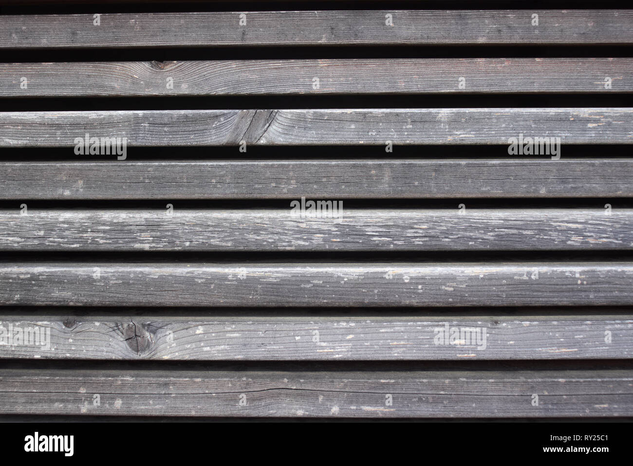 Texture of grey weathered wood planks with gaps Stock Photo - Alamy